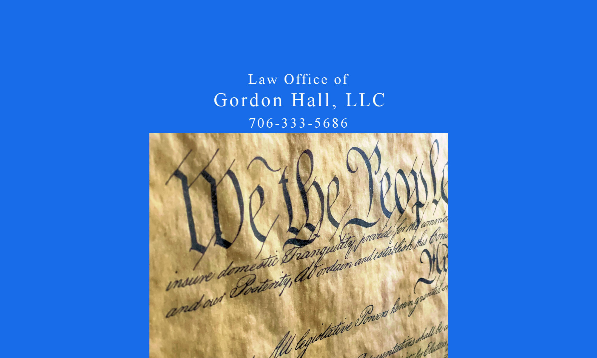 Criminal Defense - Law Office of Gordon Hall, LLC